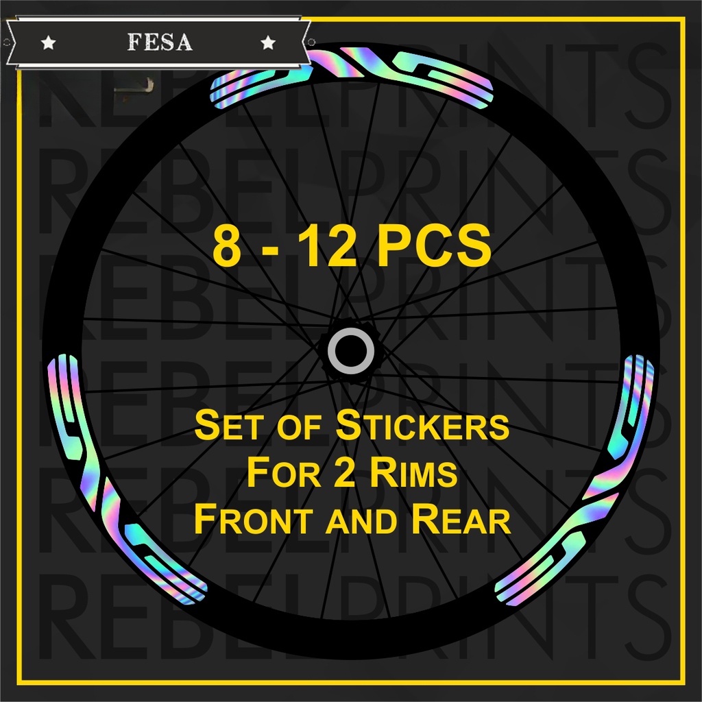Enve (8 hoặc 12 chiếc) 700c 30mm holographic oil slick wheel rim ...