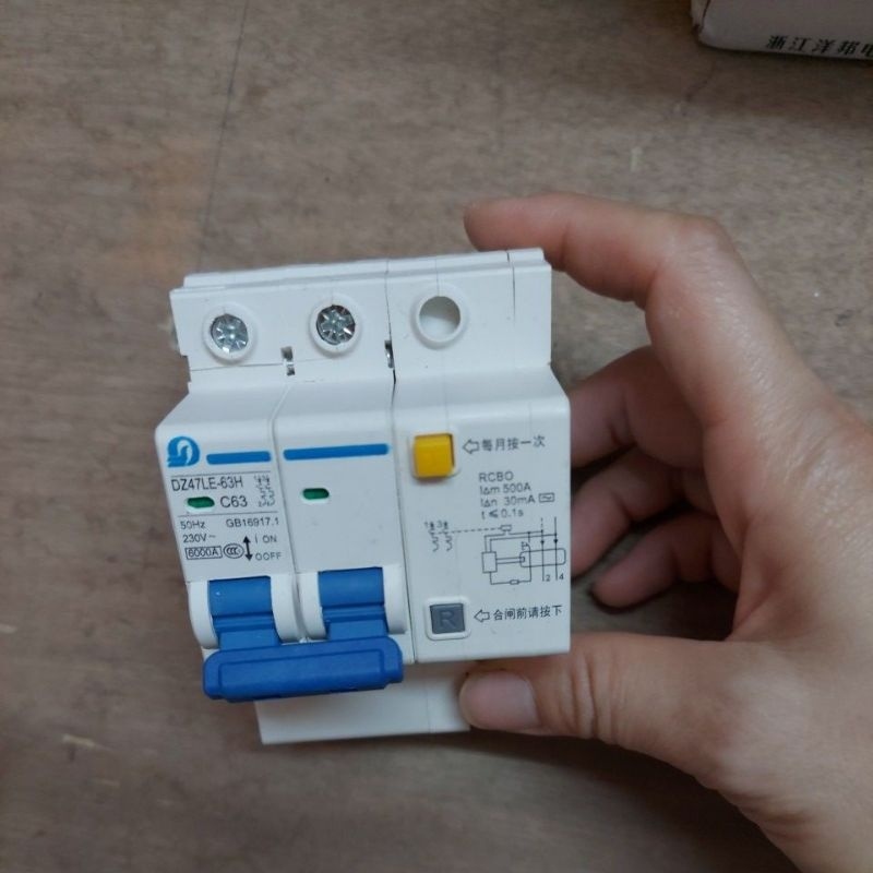 Aptomat Chống Giật 2 Pha C63A | Shopee Việt Nam