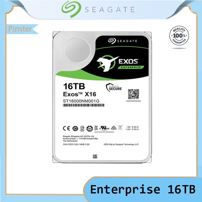 Seagate ST16000NM001G 16TB EXOS x16 512e SATA 7200 Turn / Point 256mb Ổ cứng 3,5 Inch | Shopee ...