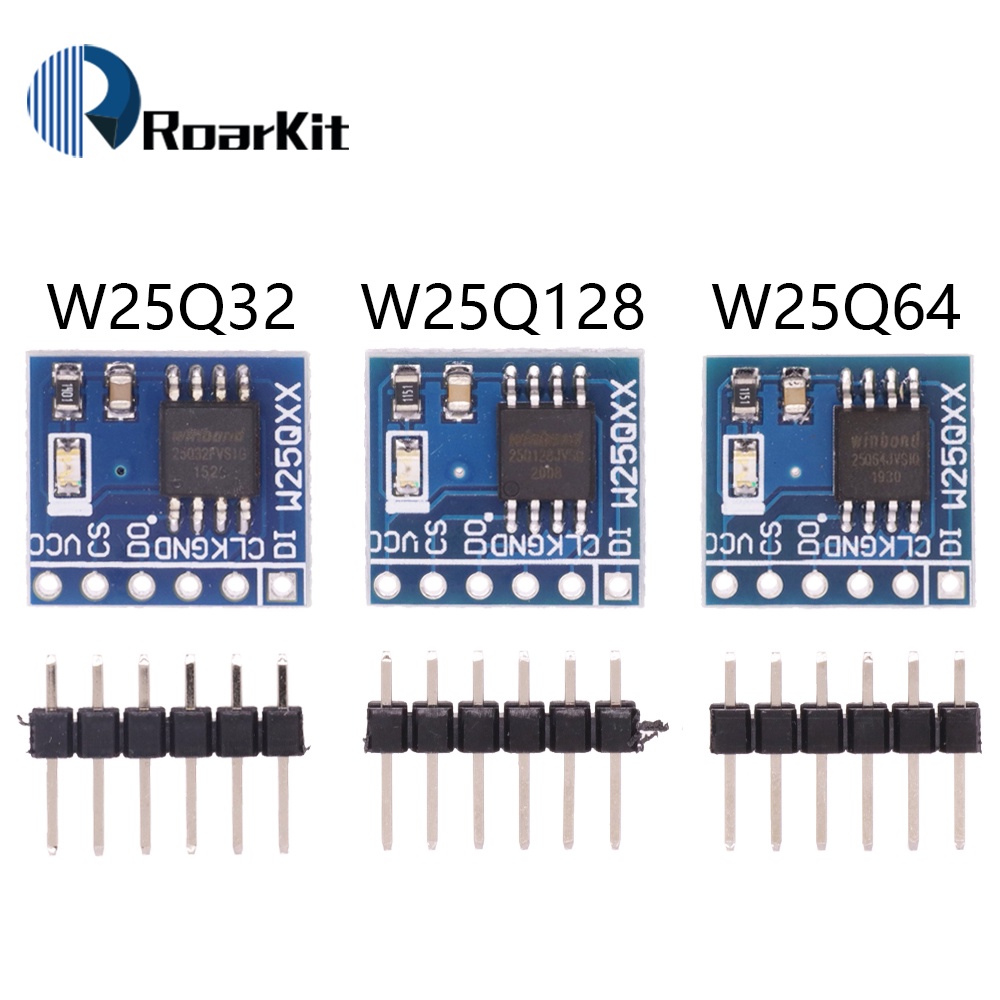 W25q32 32Mbit / W25Q64 64Mbit / W25Q128 128Mbit 8MByte FLASH NorFlash Mô-đun lưu trữ SPI Giao ...