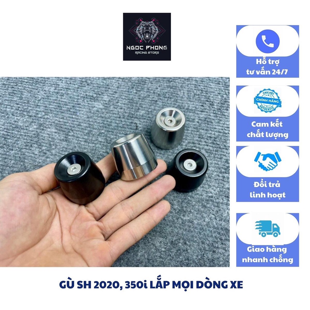 Gù tay lái chống rung,Gù SH 2020,350i lắp các dòng xe(có gù tiện lòng ...