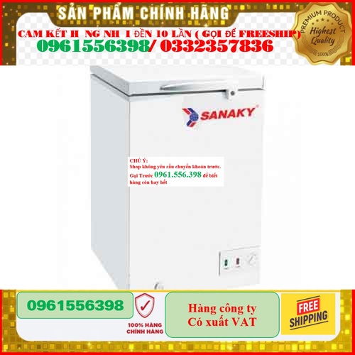 [New] Tủ đông 100L Sanaky VH-1599HY- | Shopee Việt Nam