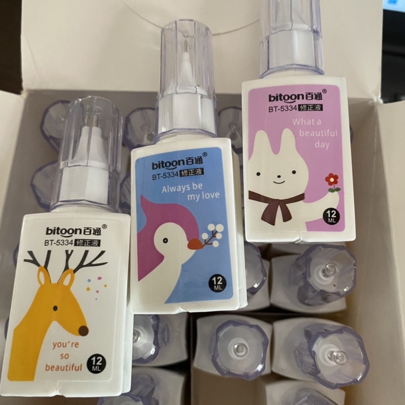 Bút Xoá Nước Bitoon 12ml Xoá Sạch | Shopee Việt Nam
