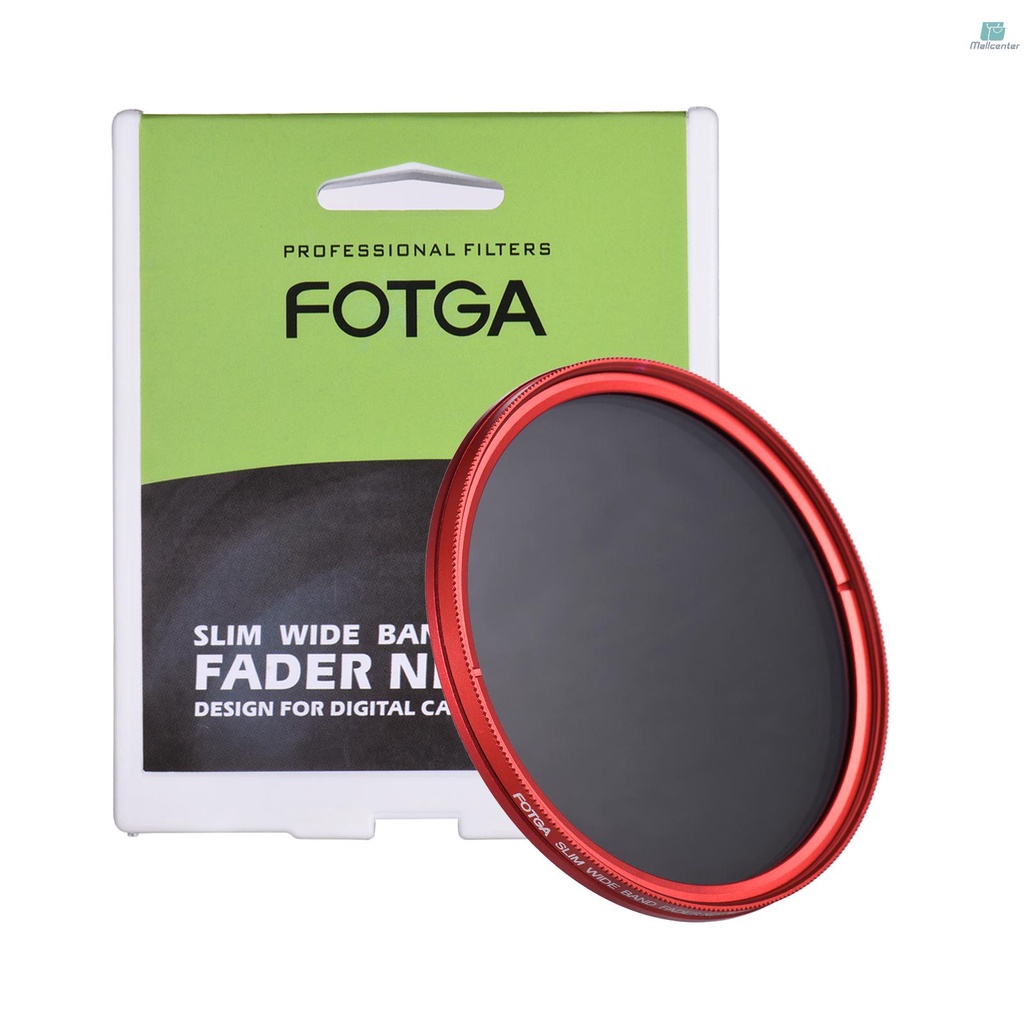 FOTGA 58mm Slim ND Fader Variable Filter Neutral Density ND2 to ND400 ...