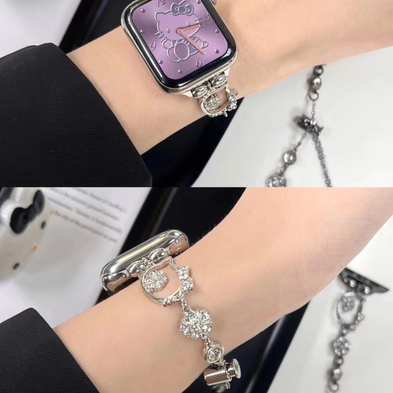 Dây đeo kim loại katie cho đồng hồ apple 49mm 45mm 44mm 42mm 41mm 40mm ...