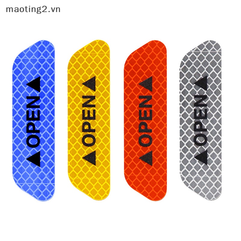 (mới) 4 cái universal auto car door open sticker reflective tape an ...