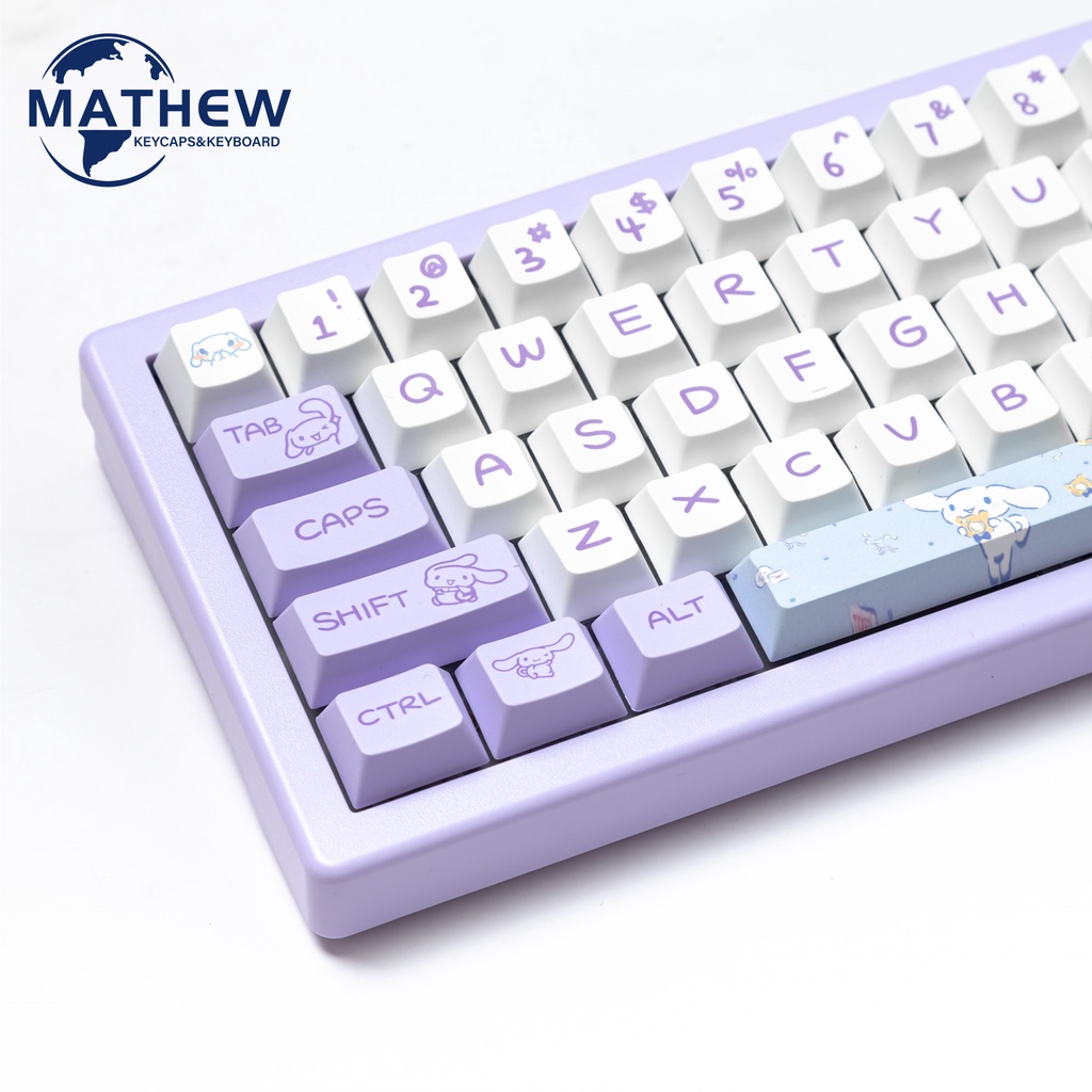 Cinnamon Keycap Set 140keys PBT Sublimation Cherry Profile Bộ 140 Nút ...