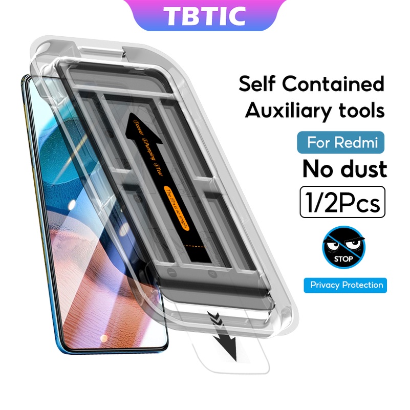 Ốp điện thoại TBTIC kính cường lực cho Redmi K50 K30 Pro K40s Note 12 11 10 Pro 5G 10S 4G 2022 ...