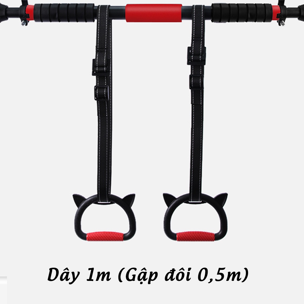 Bộ 2 Vòng Và Dây Treo Xà, Gymnastic Rings Cho Trẻ Em Tăng Chiều Cao ...