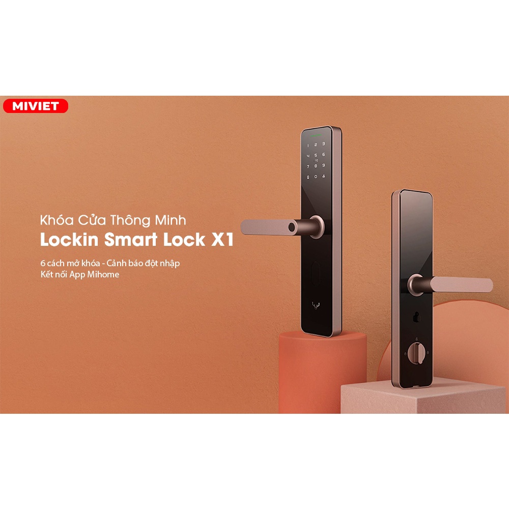 Khóa Cửa Thông Minh Xiaomi Lockin Smart Lock X1/Aqara A100 Zigbee-Bản ...