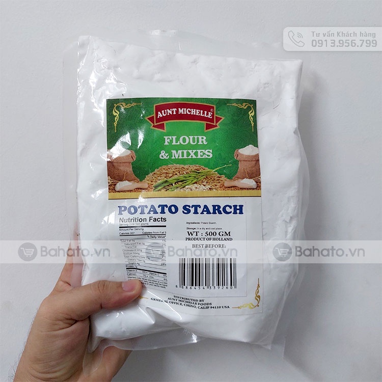 Tinh bột khoai tây (Potato Starch) Aunt Michelle gói 500g | Shopee Việt Nam