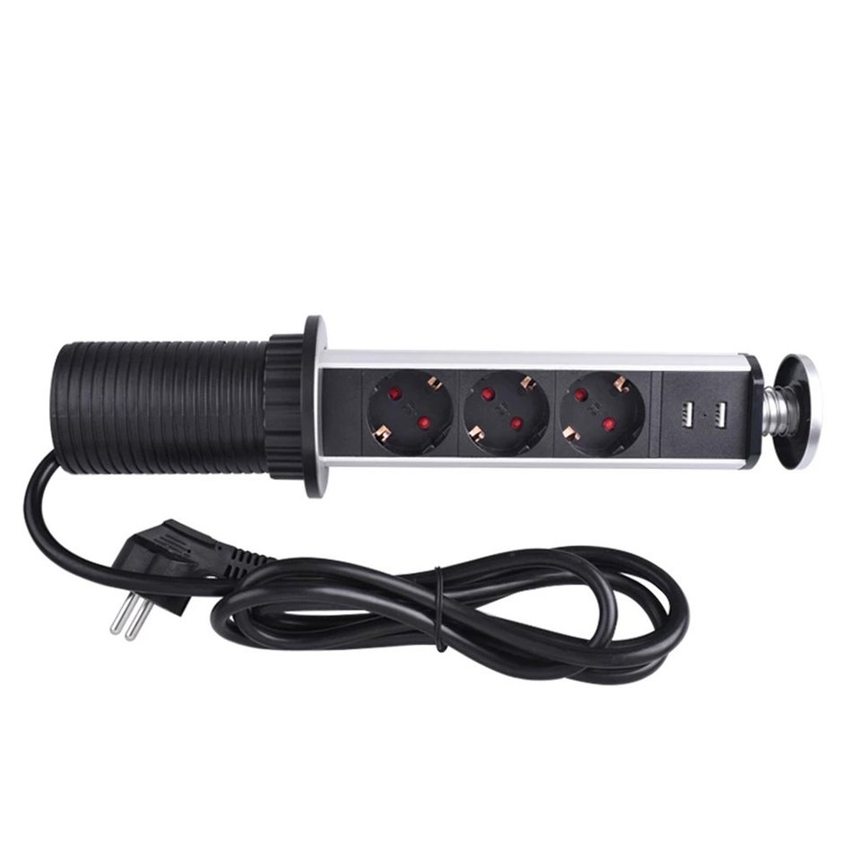 USB Socket Pulling Up Outlet Socket Retractable Socket Table Hidden ...