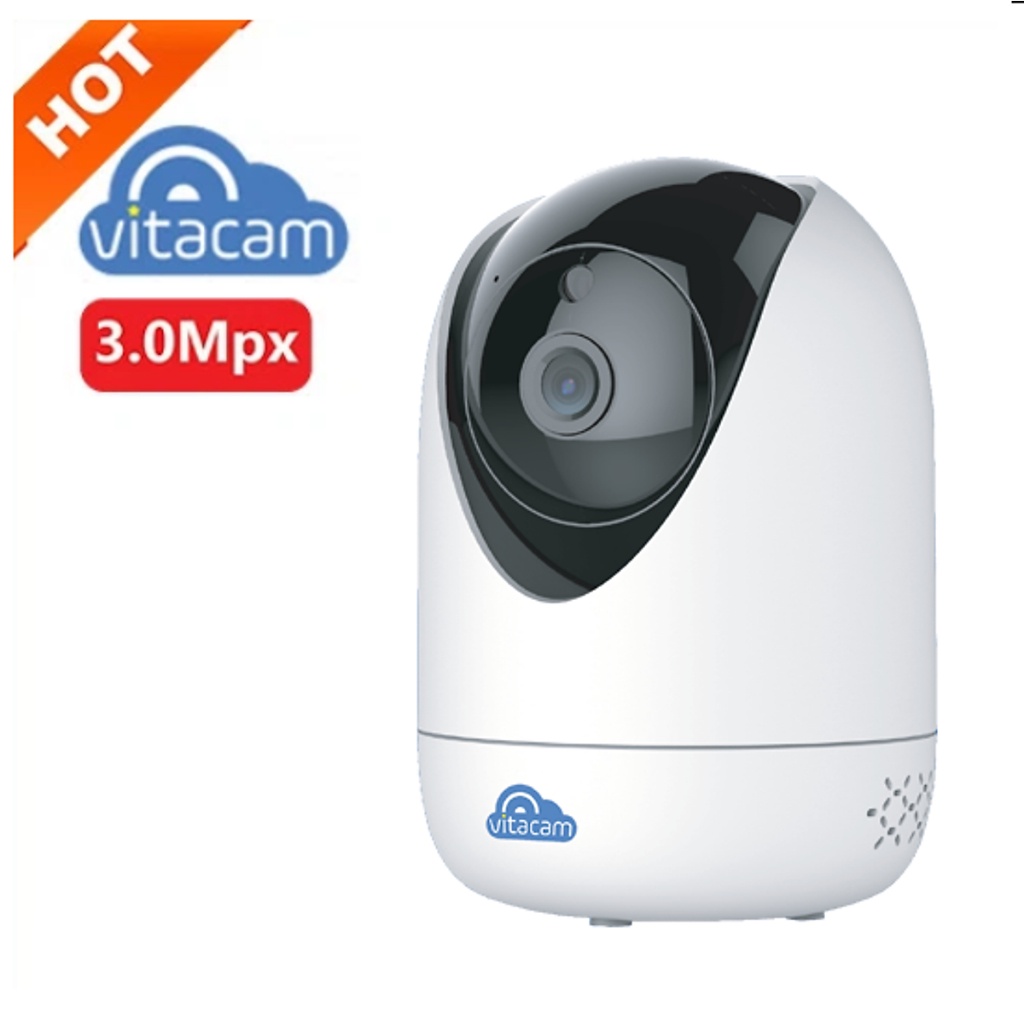 Camera Wifi Vitacam 3MP Xoay 360 Siêu Nét, đàm thoại 2 chiều - Hàng ...