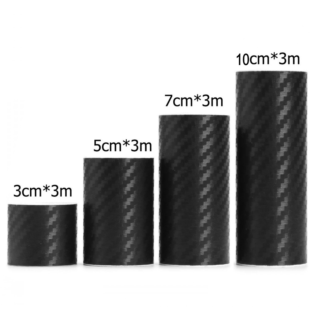 Cuộn Băng Dán Nano Sợi Carbon 3 / 5 / 7 / 10cm Chống Trầy / Thấm Nước 3M Bảo Vệ Cửa Xe Hơi ...
