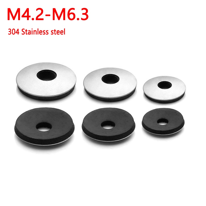 Vòng Đệm Bằng Thép Không Gỉ 304 A2 EPDM M4.2 M4.8 M5.5 M6.3 Chống Trượt Chống Thấm Nước | Shopee ...