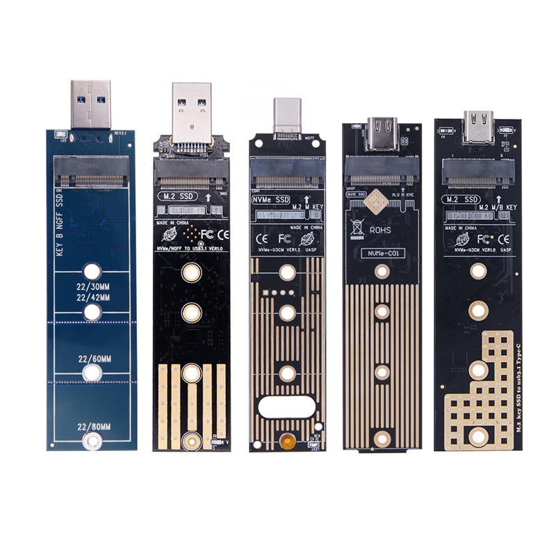 Bộ chuyển đổi bảng mạch riser m.2 sang usb 3.0 loại c ngff b + m key ...