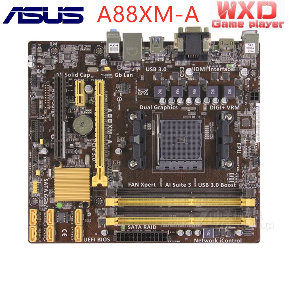 Dành Cho Asus A88XM-A / E A58HM / A68HM Bo Mạch Chủ AMD A10 DDR3 64GB PCI-E 3.0 HDMI Tương Thích ...
