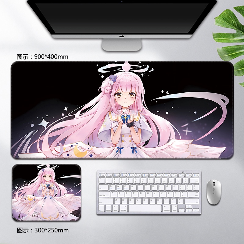 Misono Mika mouse pad Blue Archive Mika oversized Yayoi gaming desk pad ...