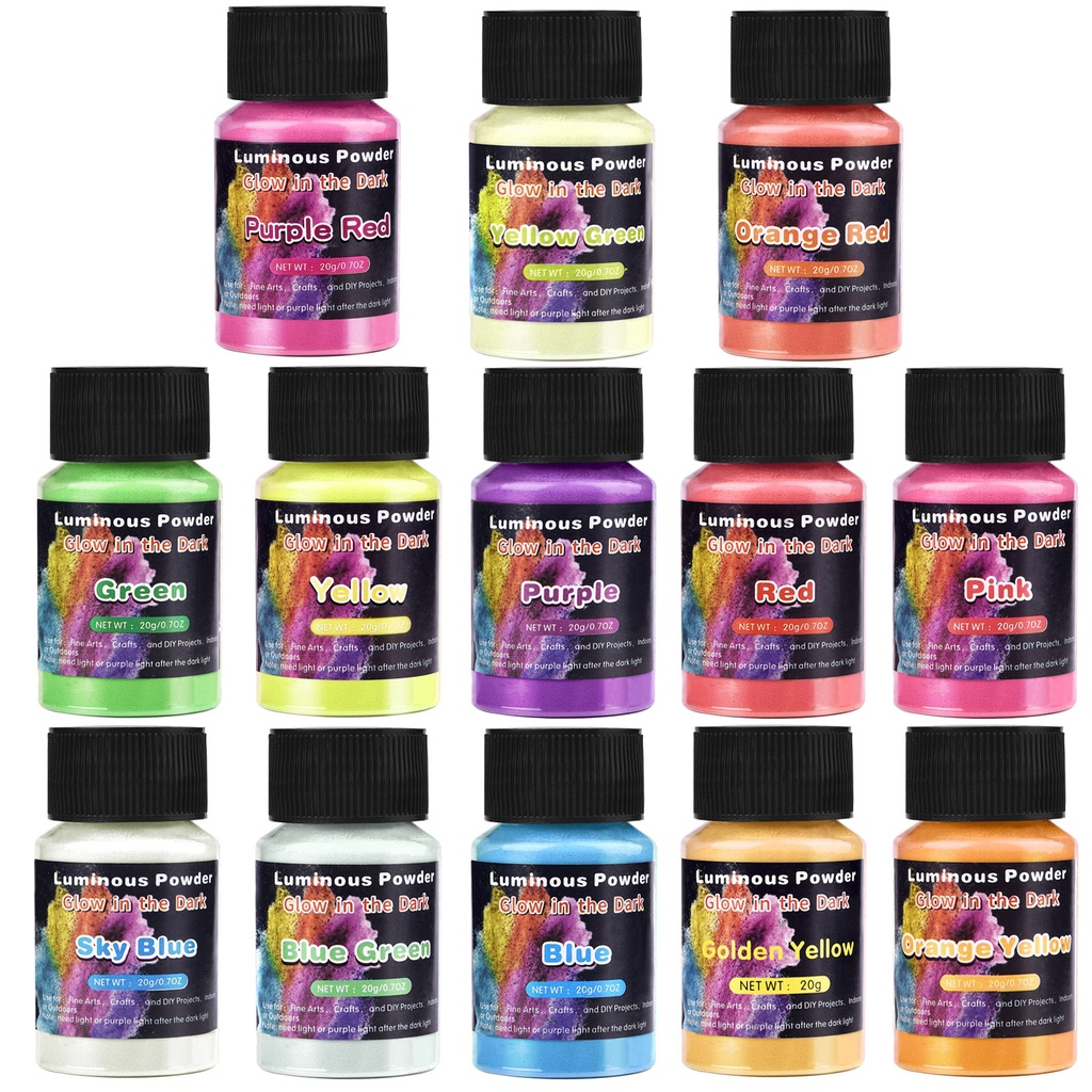 Lâu dài và tươi sáng Glowing Powder Glow In The Dark Powder Nhựa Epoxy ...