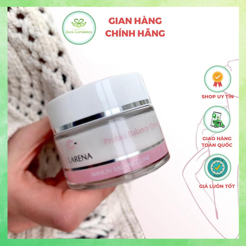 [Chính Hãng] CLARENA Probio Balance Cream Kem Dưỡng Bổ Sung Men Vi Sinh Cho Da Giãn Mạch, Nhạy ...