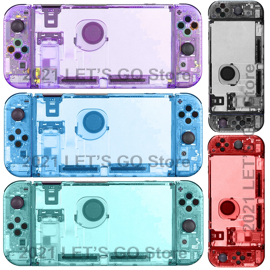 6 Màu NIntend Switch DIY thay thế Vỏ trong suốt cho Nitendo Nintendo ...
