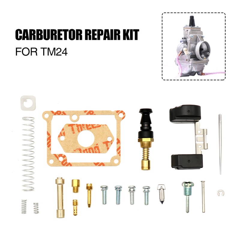 MOTOPARTS SHOP Repair Kit 65cc Float Gasket Jets Choke Needle Starter ...