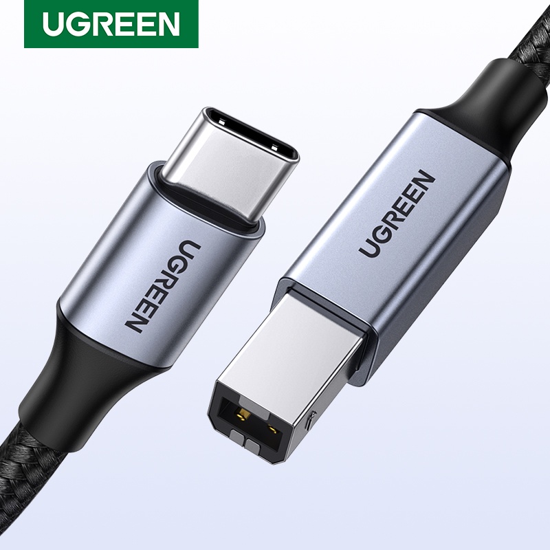 Dây Cáp Ugreen USB C Sang USB Type B 2.0 Cho Máy In MacBook Pro HP Canon Epson Dell | Shopee ...