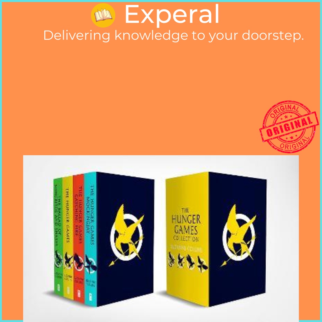Sách - The Hunger Games 4 Book Paperback Box Set by Suzanne Collins (UK ...