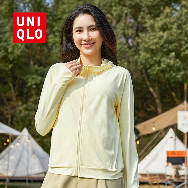 Kem chống nắng nữ Uniqlo UPF50 + Chất lượng cao Chống tia cực tím co giãn mềm nhiều màu SPF50 ...