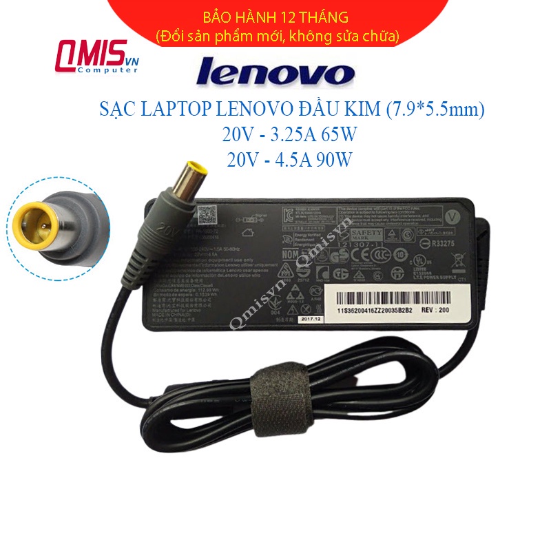 Sạc laptop Lenovo (Đầu Kim) ThinkPad R400 R500 T400 T400s T410 T410i T410s T410si T420 T420i ...