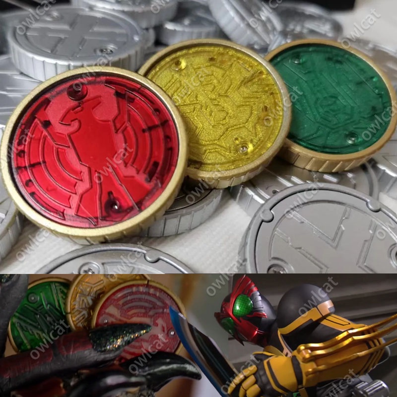 Set Taka Tora Batta Coin Core Medal (NO Chip CSM Size) Ankh Kamen Rider ...