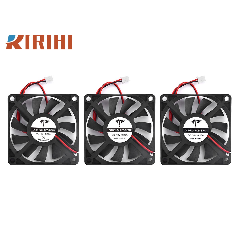 RIRIHI Quạt Tản Nhiệt DC 70mm 5 / 12 / 24v 7010 70x70x10mm Tốc Độ Cao | Shopee Việt Nam
