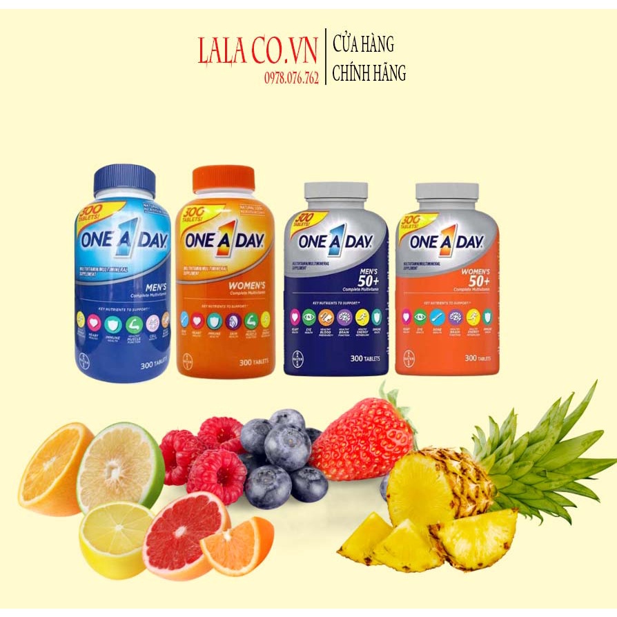 One a day, Viên uống One a day Multivitamin 300 viên của Mỹ | Shopee ...
