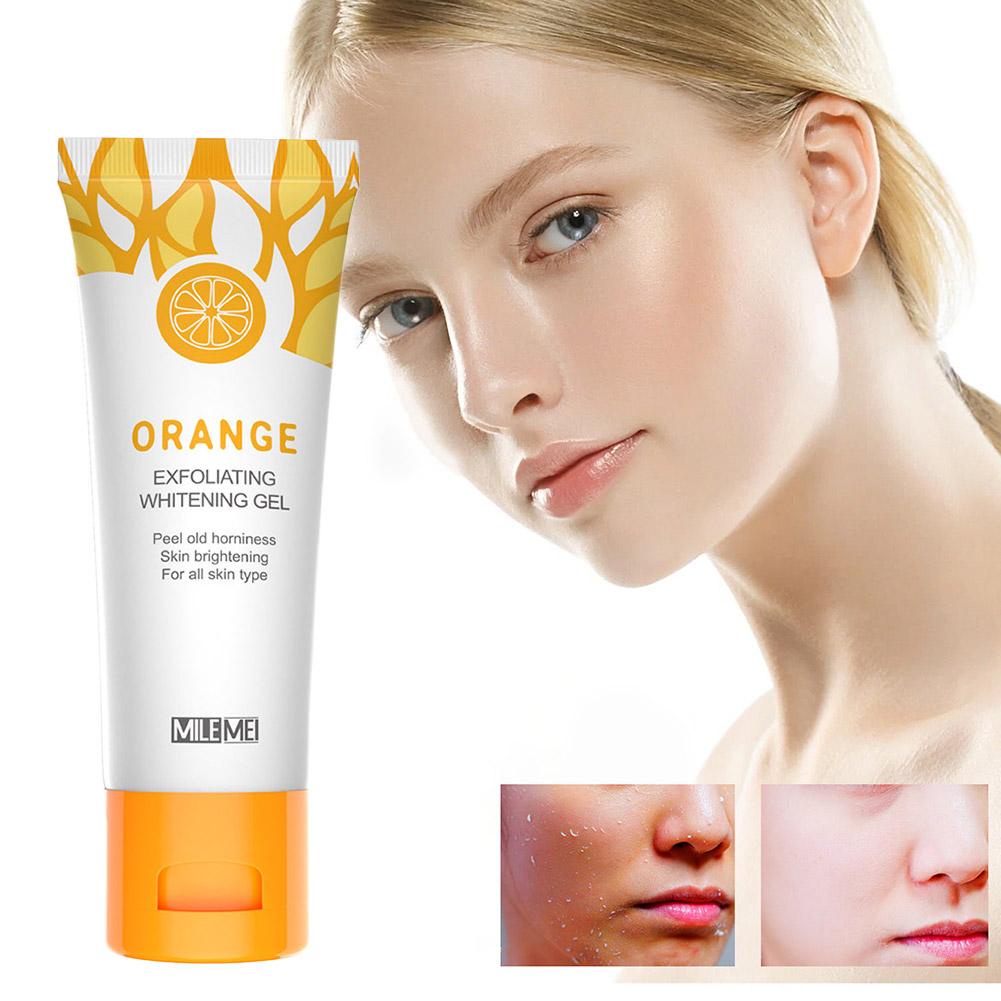 Orange exfoliating whitening gel tẩy tế bào chết sữa rửa mặt chăm sóc ...
