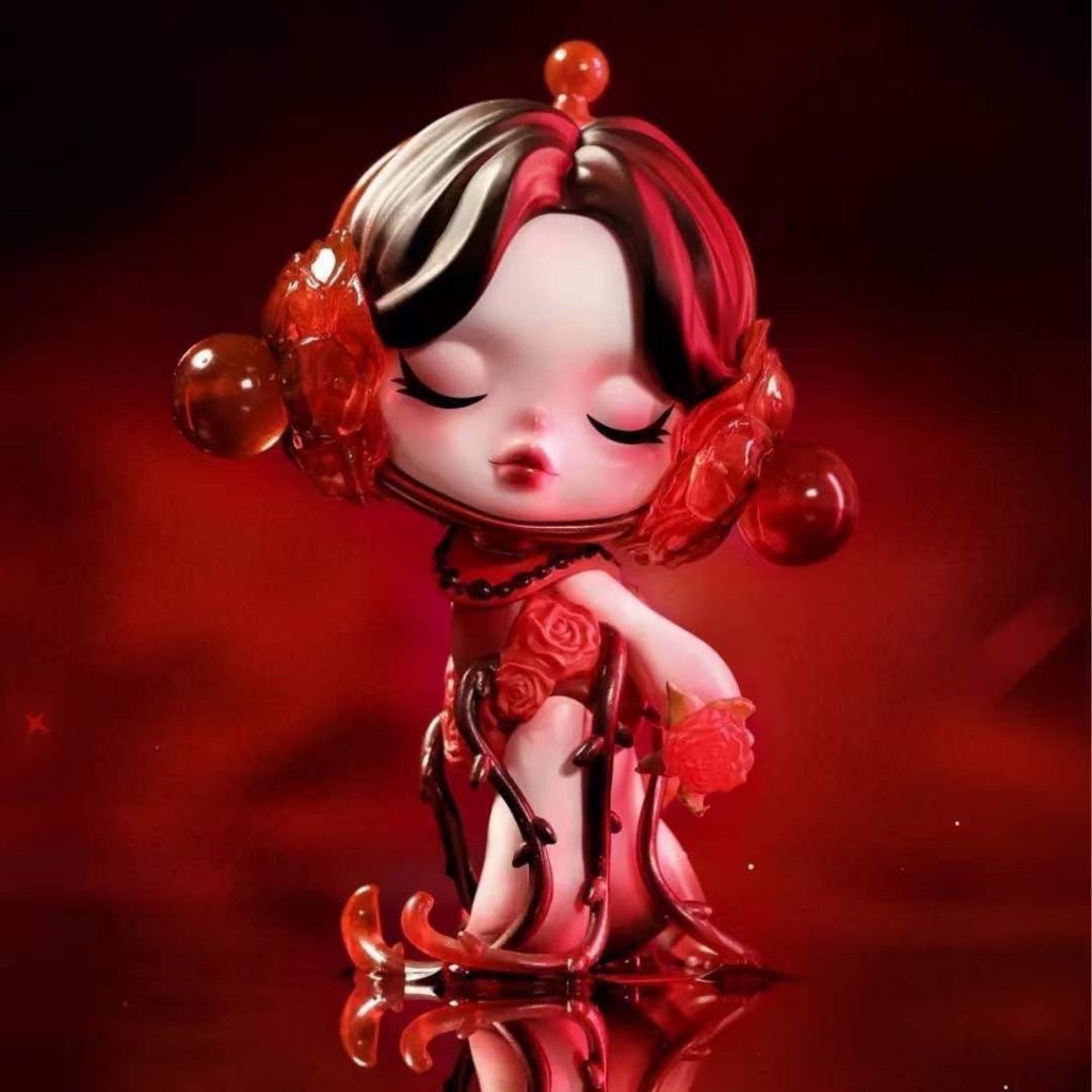 POPMART SKULLPANDA Mô Hình Nhân Vật Mart Valentine 'S Day Phiên Bản ...