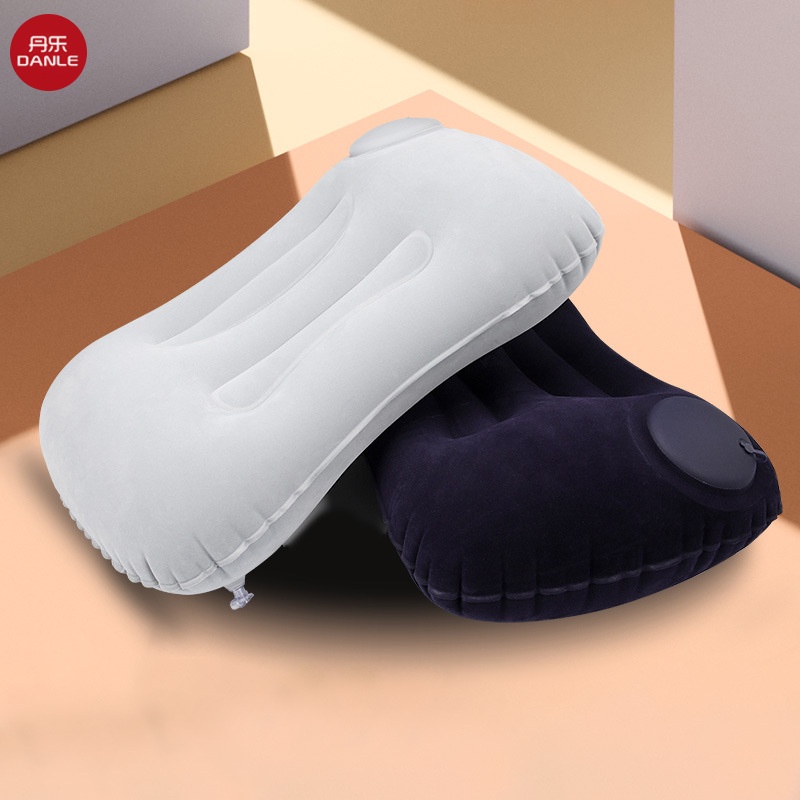 Gối bơm hơi máy bay du lịch bơm hơi tự động gối di động | Shopee Việt Nam