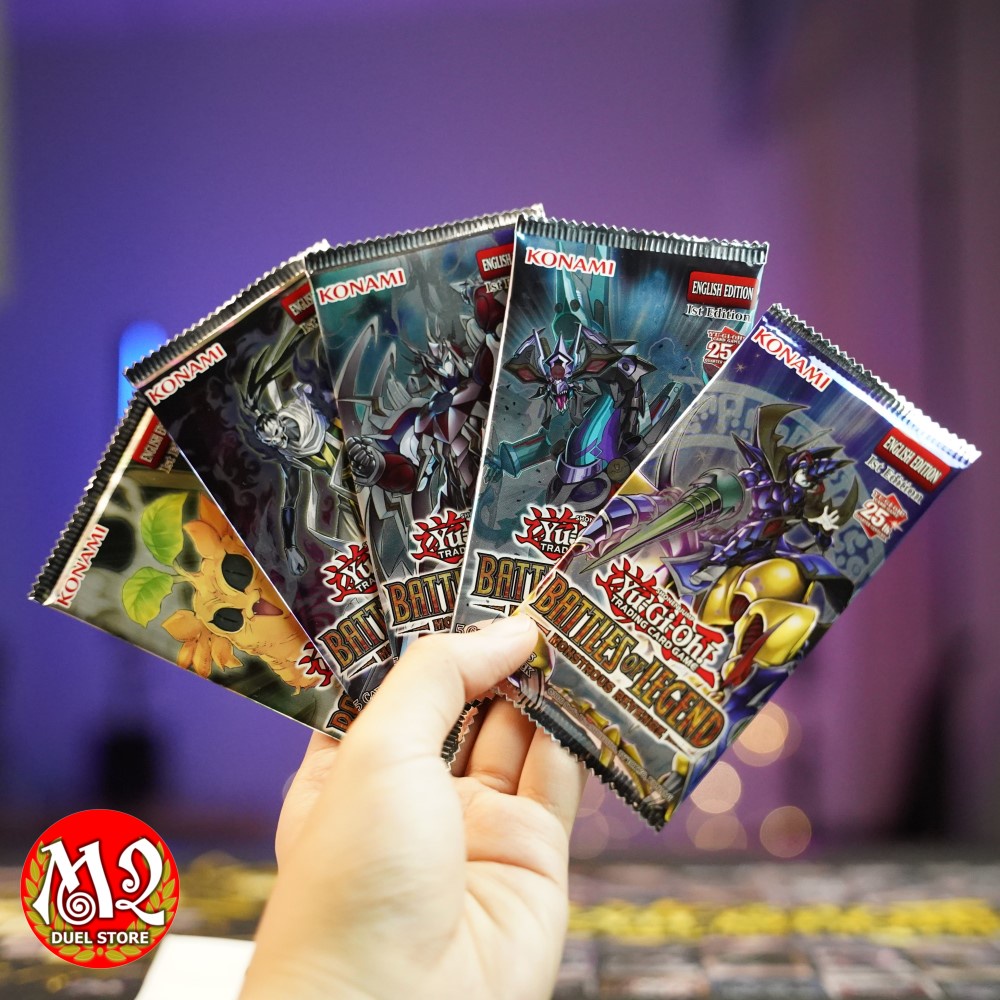 Gói combo 05 Booster Packs thẻ bài Yugioh Battles of Legend Monstrous ...