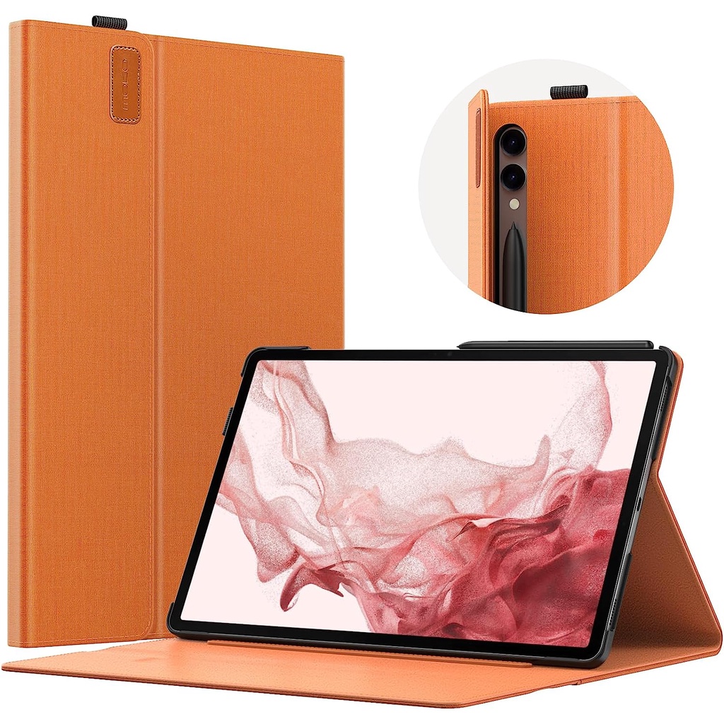 Bao Da Máy Tính Bảng Có Ngăn Đựng Bút Tự Động Cho Samsung Galaxy Tab S9