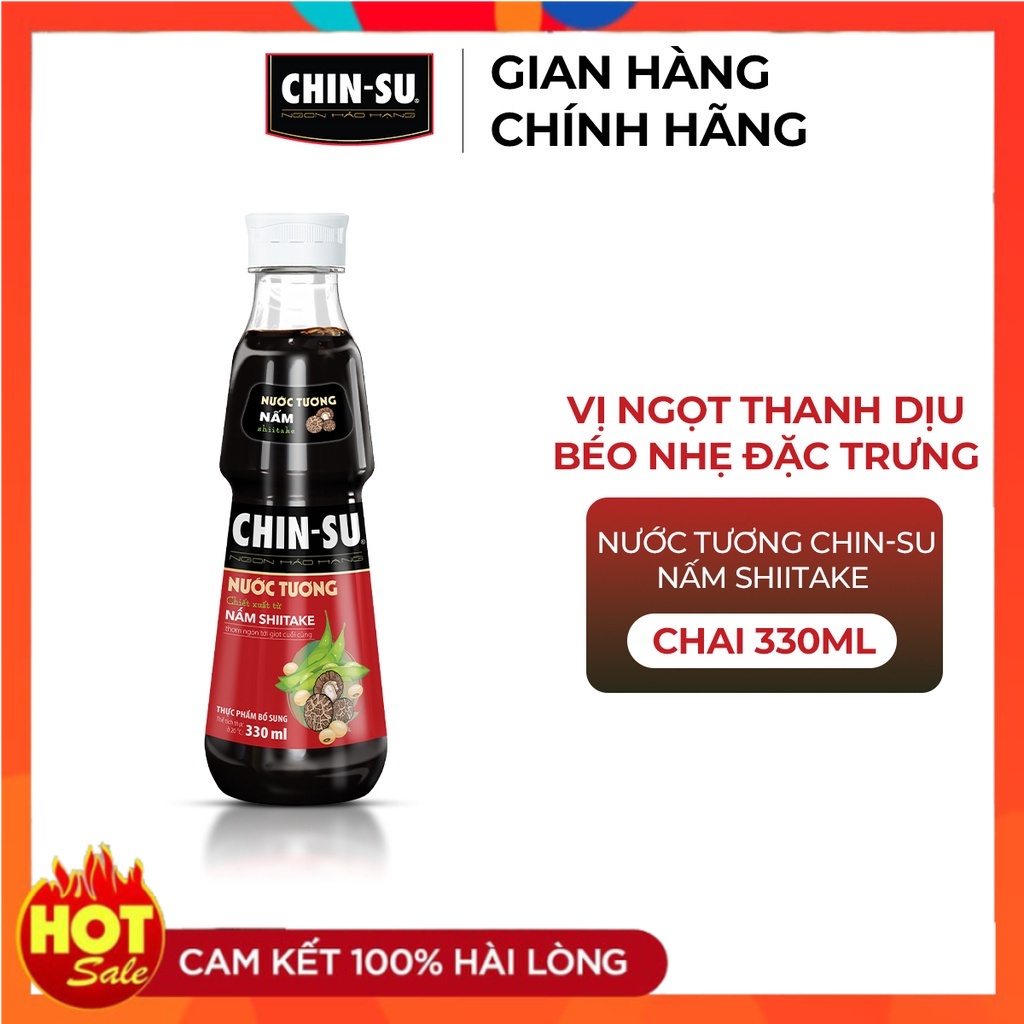 Nước Tương CHIN-SU Nấm Shiitake Chai 330ml | Shopee Việt Nam