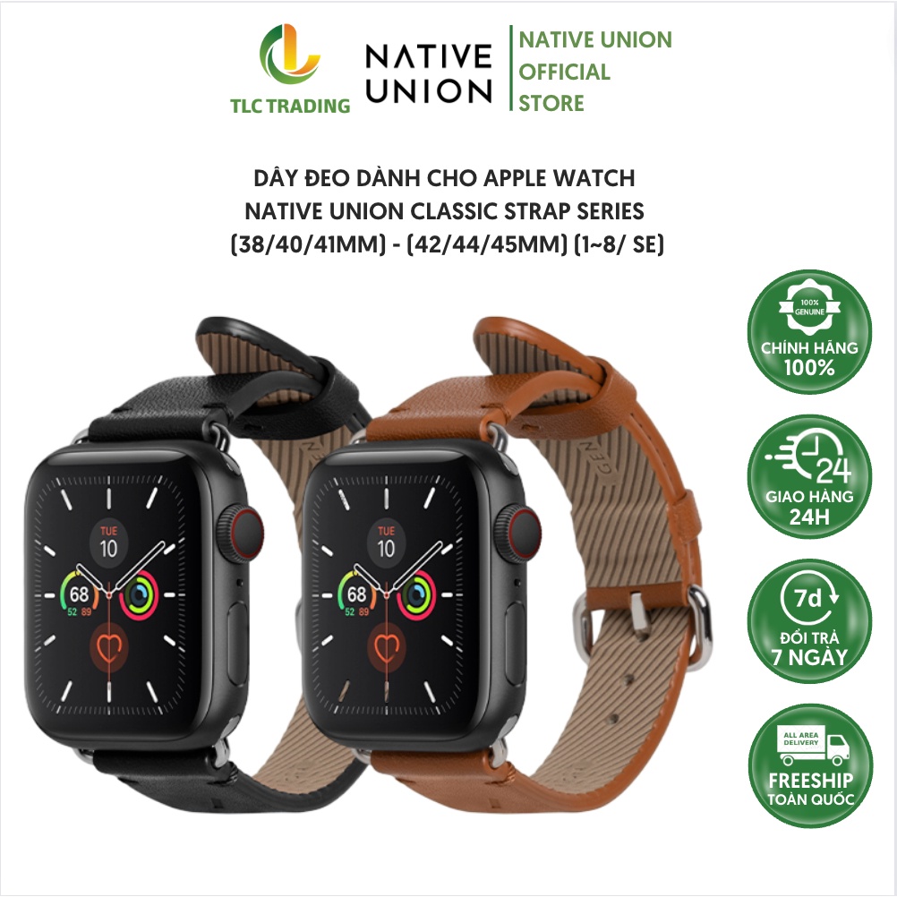 Dây Đeo Dành Cho Apple Watch NATIVE UNION CLASSIC STRAP Series (1~8/ SE ...
