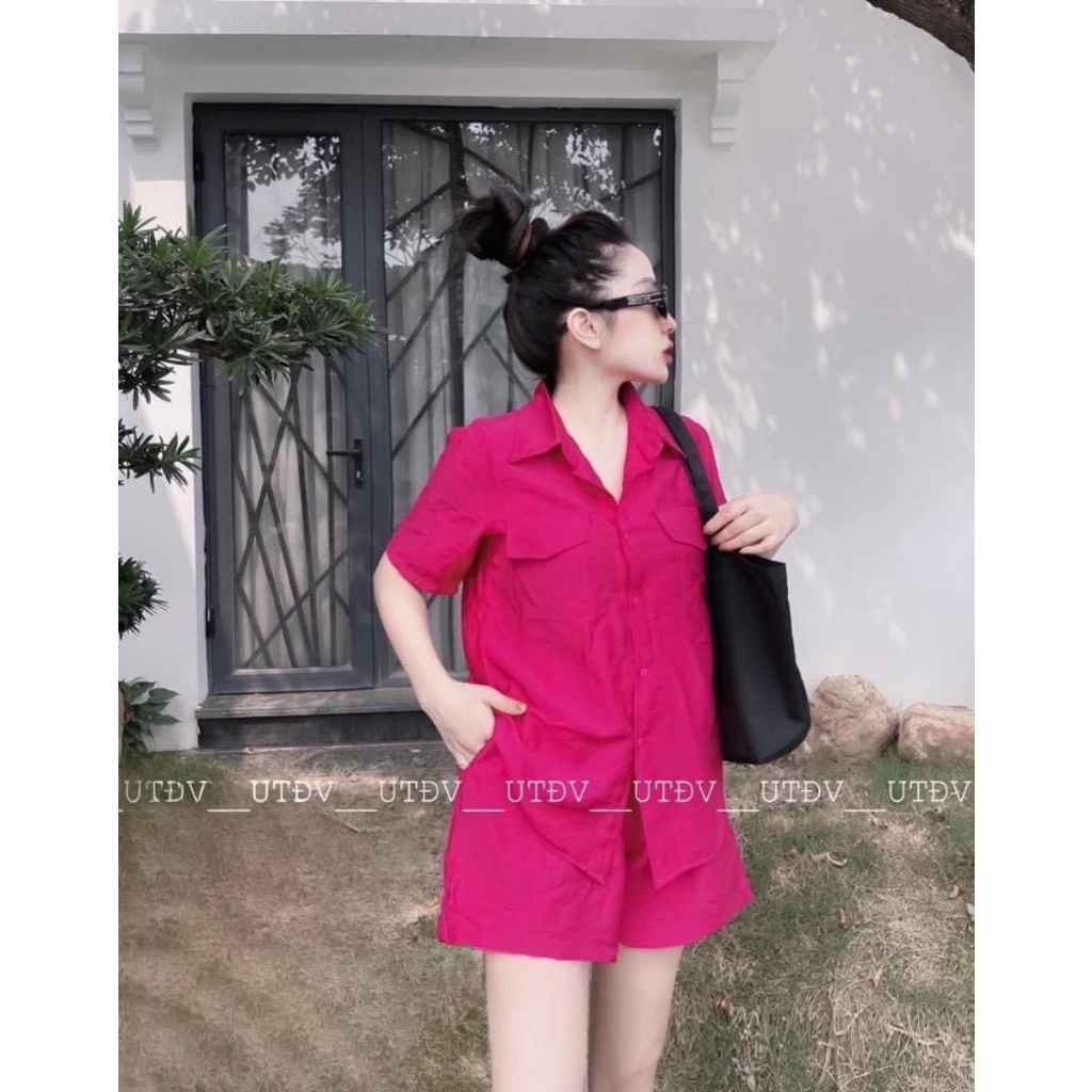 Bộ đũi tơ cộc đùi cổ đức 2 túi (Mã B207) vasing CC1 | Shopee Việt Nam