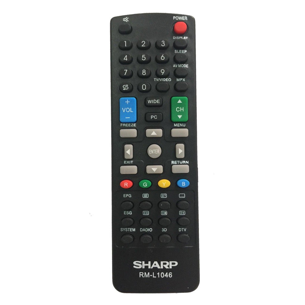 REMOTE ĐIỀU KHIỂN TIVI SHARP LCD LED THƯỜNG RM-L1046 | Shopee Việt Nam