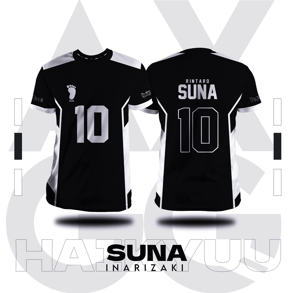 Haikyuu Inarizaki Suna Anime 2024 Áo thun thể thao dáng rộng thông ...