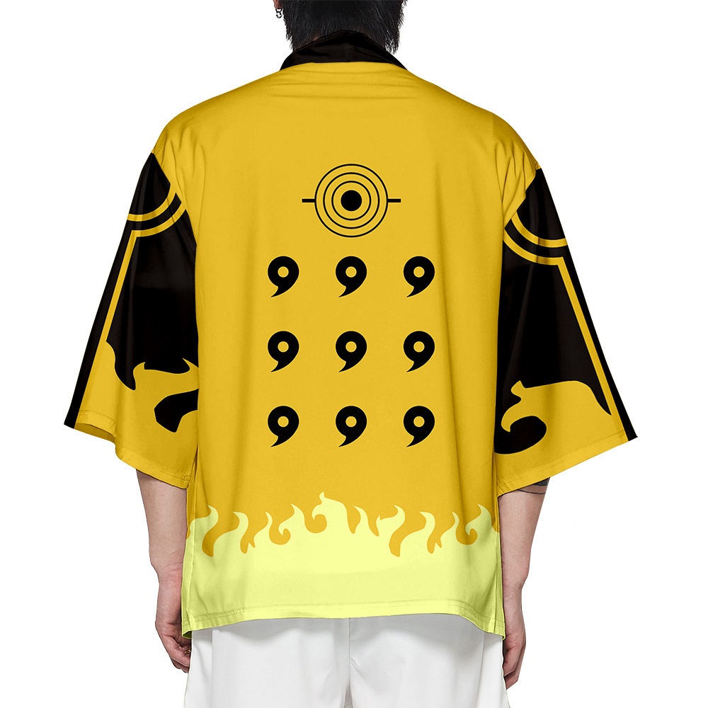 Áo Choàng Kimono Biểu Tượng Uchiha Sharingan NARUTO Haori Sasuke ...