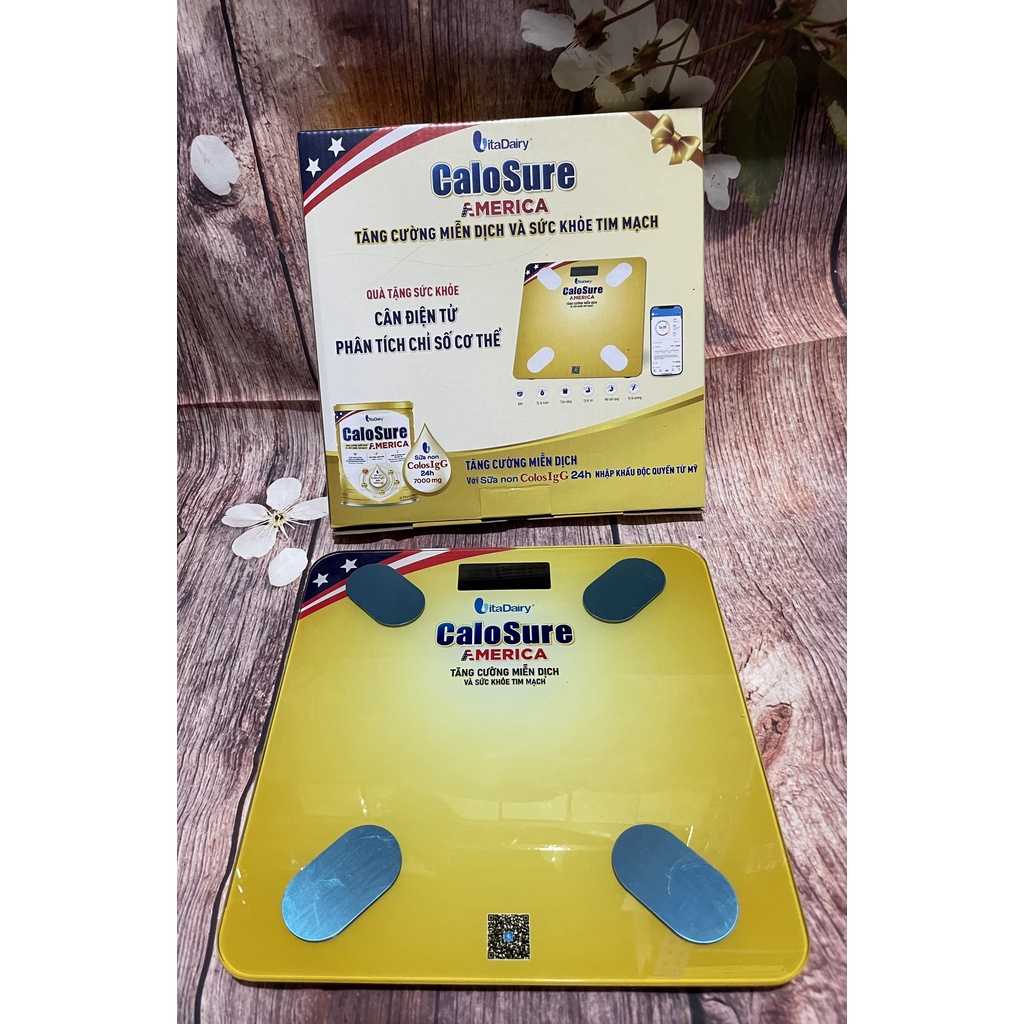 Cân điện tử phân tích cơ thể HKM Vitadairy _ Calo Sure | Shopee Việt Nam