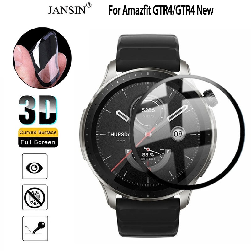 Miếng dán màn hình đồng hồ thông minh JANSIN bảo vệ cho Amazfit GTR4 ...