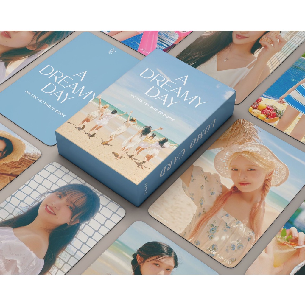 Kpop ive dreamy day lomo card thẻ nhỏ bộ sưu tập thẻ 55 chiếc / bộ ...