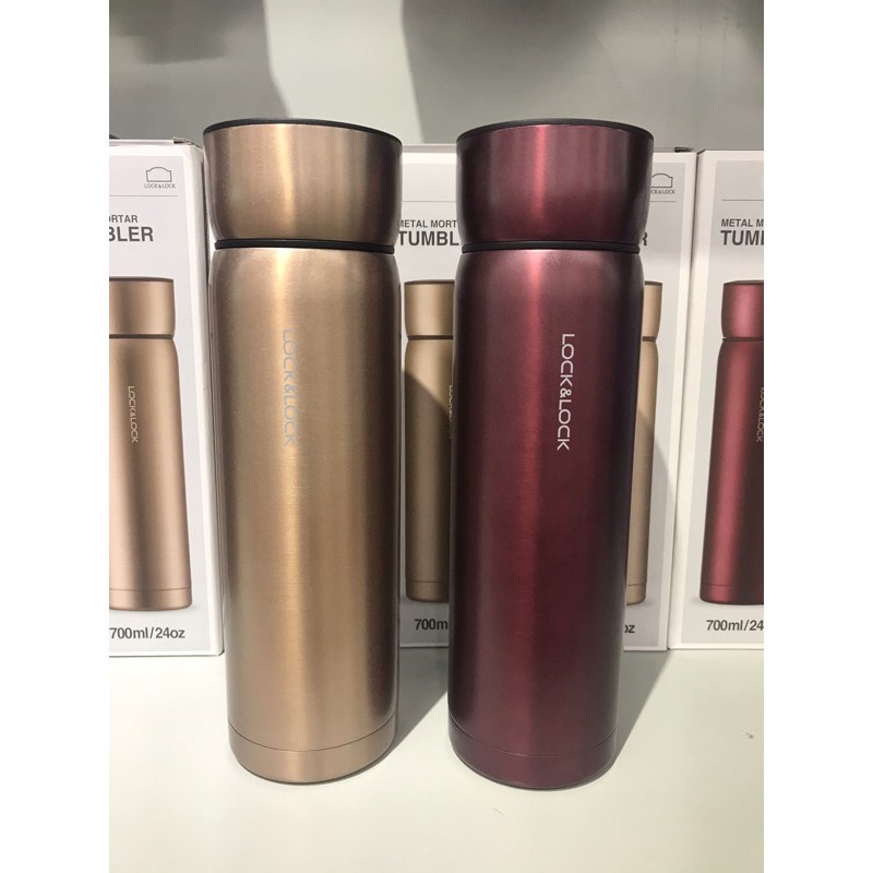 Bình giữ nhiệt LOCK&LOCK 700mL Metal Mortar - LHC1458 | Shopee Việt Nam