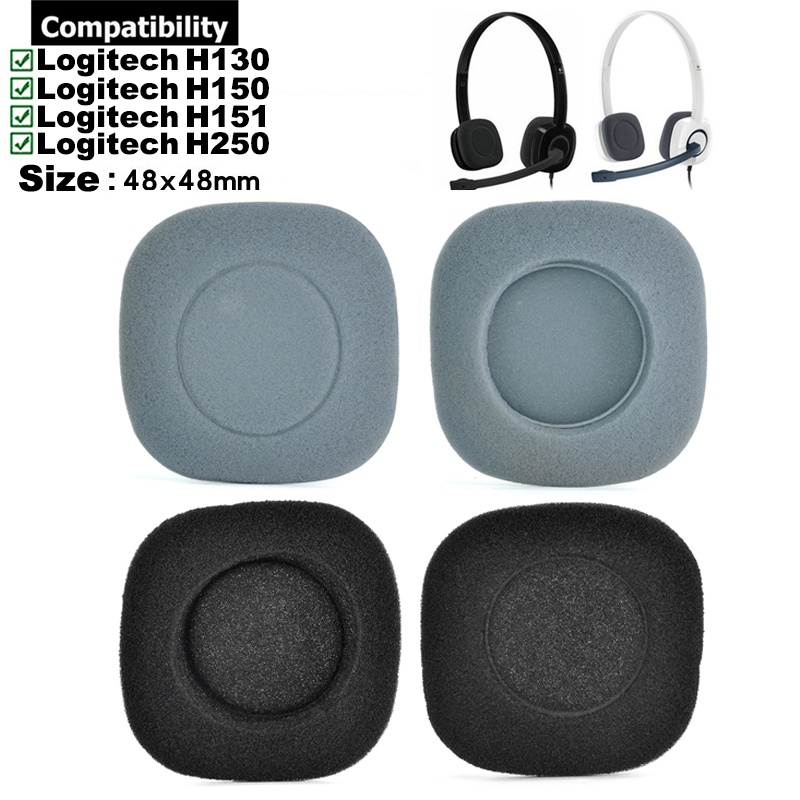 1 Cặp Mút Đệm Tai Nghe Mềm Cho Logitech H150 H130 H250 H151 | Shopee ...