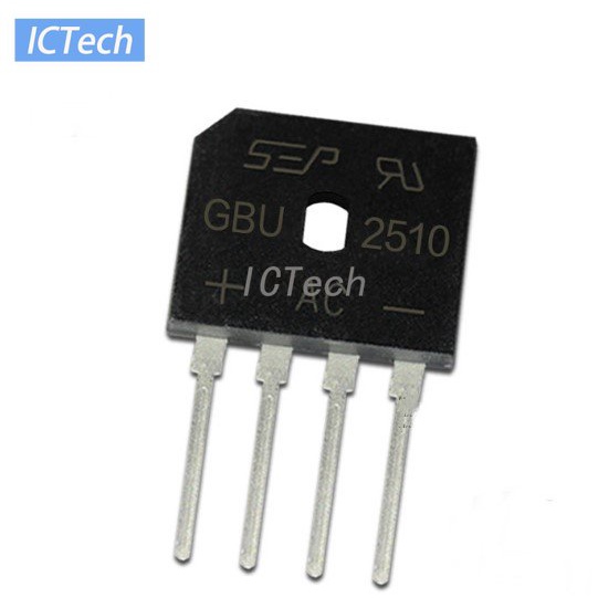 Set 10 Cầu Chỉnh Lưu GBU2510 25A 1000V GBU3510 GBU808 GBU1010 GBU15K ...